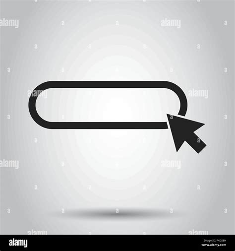 Address And Navigation Bar Icon Vector Illustration Business Concept Search