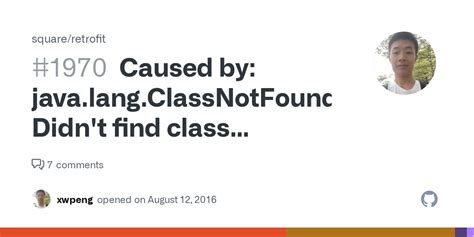 Caused By Javalangclassnotfoundexception Didnt Find Class Ternalplatform On