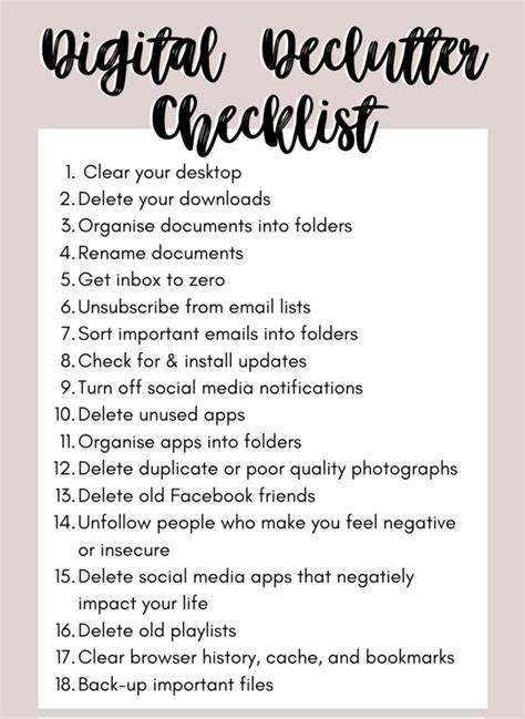 Why Is It Essential To Have A Digital Declutter Checklist