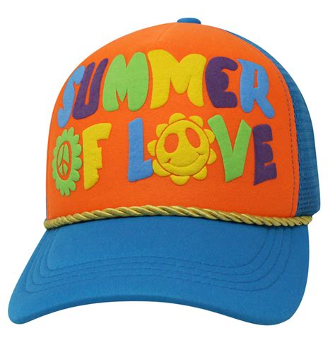 Groovy Summer Of Love Orange Blue Capsmith Inc