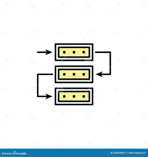 Planning Finance Chart Outline Icon Element Of Finance Illustration Icon Stock Vector