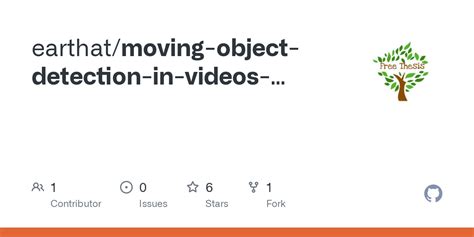 Github Earthatmoving Object Detection In Videos Captured From Depth Camera