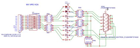 WII VMS VGA Resources EasyEDA