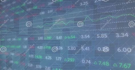 Image Of Data Processing Diagrams And Stock Market Over Shapes Stock Image Image Of Montage