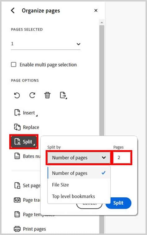 How To Split Pdfs In Adobe Acrobat Updated Interface