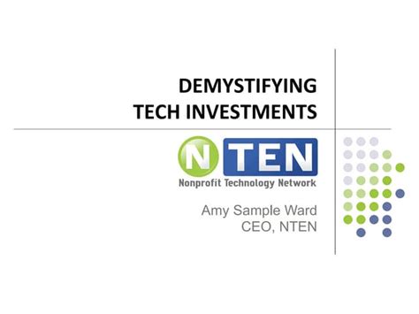 Demystifying Tech Investments Ppt