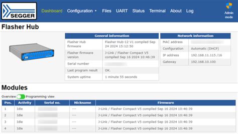 Flasher Hub Web Server Segger Knowledge Base
