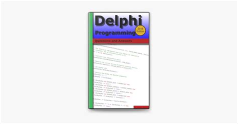 Delphi Programming Questions And Answers Von George Duckett In Apple Books