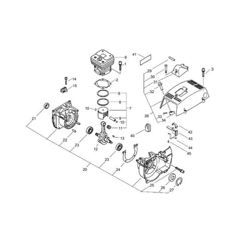 Cylinder Crankcase Piston For ECHO BCLS 580 Brushcutter L S Engineers