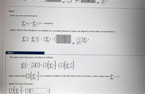 Solved Use The Sum Formulas To Express The Following Without Chegg Com