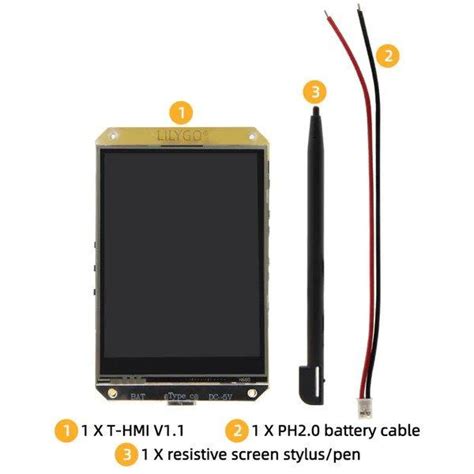 Lilygo T Hmi Esp32 S3 28 Inch Ips Tft Display Met Touchscreen