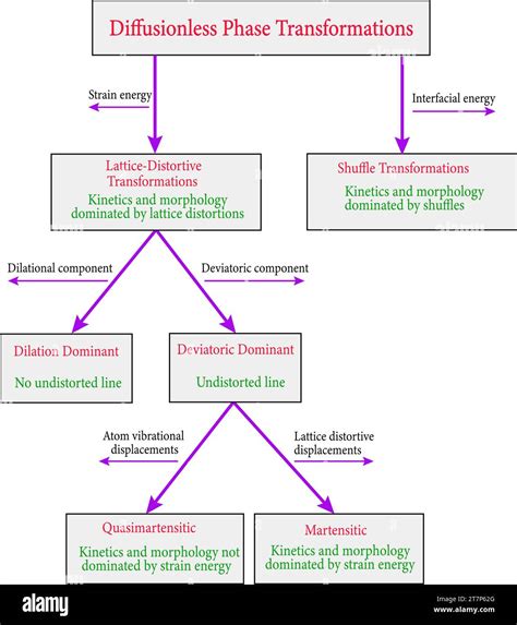 Diagram Of Diffusionless Transformation Classificationsvector
