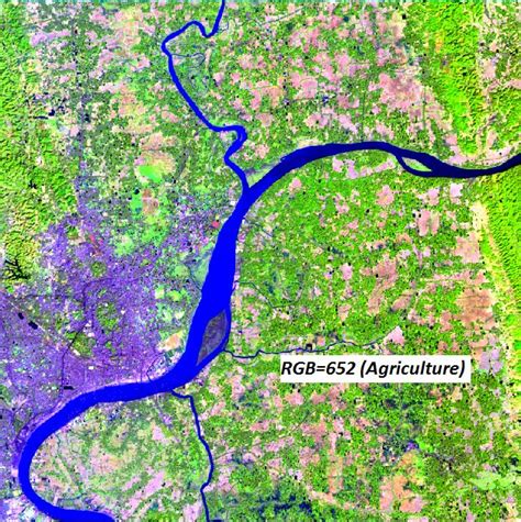 geoscience remote sensing and gis band combination of landsat 8 and example remote sensing