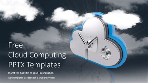 Cloud Computing Technology Free Presentation Slide Template