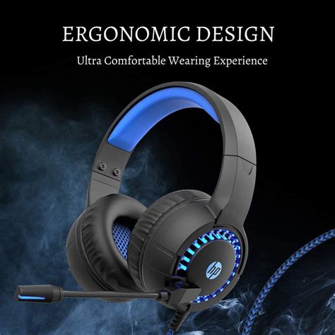 SS ONLINE STORE HP DHE 8011 DHE8011 Headphone Gaming Headset Lighthing Effect Earphone Gaming