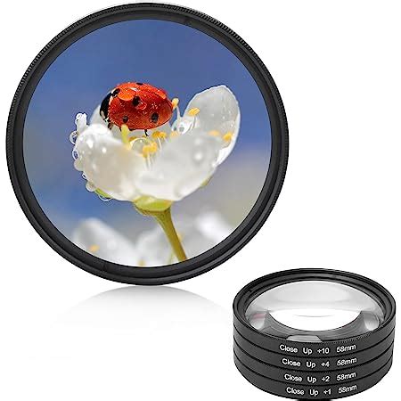 Yosoo Health Gear Filtres De Gros Plan Kits De Filtres De Lentilles Macro Avec 1 2 4 10
