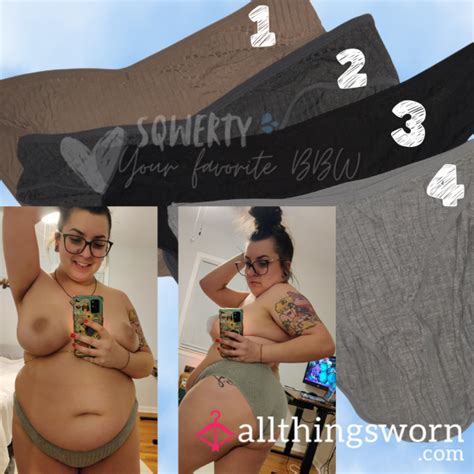 Ribbed Cotton Fullbacks Worn By Your Favorite Bbw