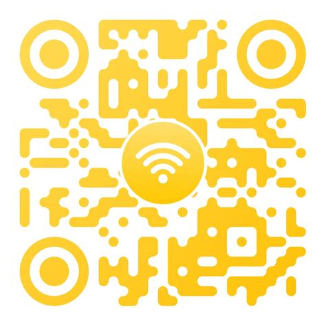 Contraseña Y Logo Wifi Plantilla De Código Qr