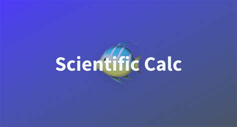Scientific Calc A Hugging Face Space By Neelamdev