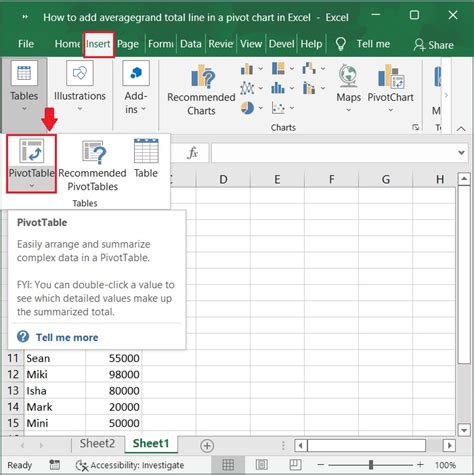 How To Add Average Grand Total Line In A Pivot Chart In Excel Design Talk