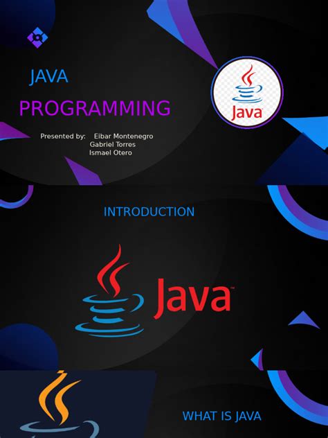 Java Presentation Pdf