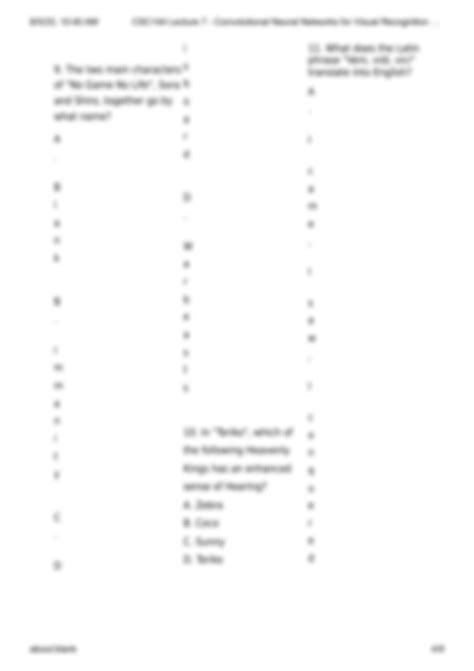 solution csc144 lecture 7 convolutional neural networks for visual recognition cs 231n 2021