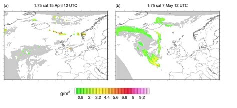 Seviri Satellite Ash Mass Loading With A 175 Lognormal Size Download Scientific Diagram