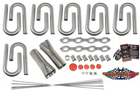 Custom Header Build Kit Sbf 351w For Afr Dart 3 Heads Custom Header Build Kit