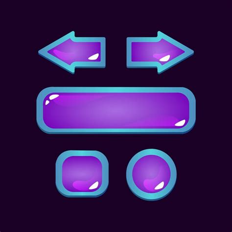 5 페이지 무료로 다운로드 가능한 Ui Button 벡터 And 일러스트