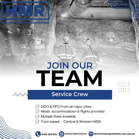 Miningjobs Servicecrew Fifojobs Hmrdrilling Joinourteam… Hmr Drilling Mining Raiseboring