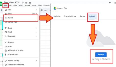 Cara Import Excel Ke Spreadsheet Mengedit Dan Menyelesaikan Pekerjaan