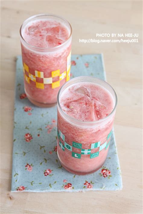토마토주스맛있게만드는법토마토딸기에이드~ 네이버 블로그