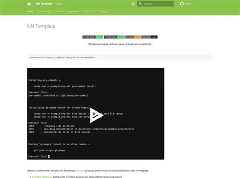nn template by grok ai a mkdocs template built at lightspeed