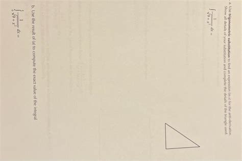 Solved Use A Pythagorean Identity And A Suitable Chegg Com