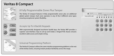 Texecom Veritas 8 Compact With Key Switch Facility