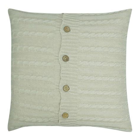 Beige Knitted Cushion Cover 50cm X 50cm