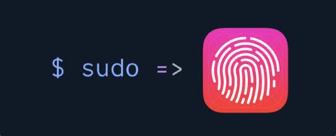 authenticate with sudo using touch id
