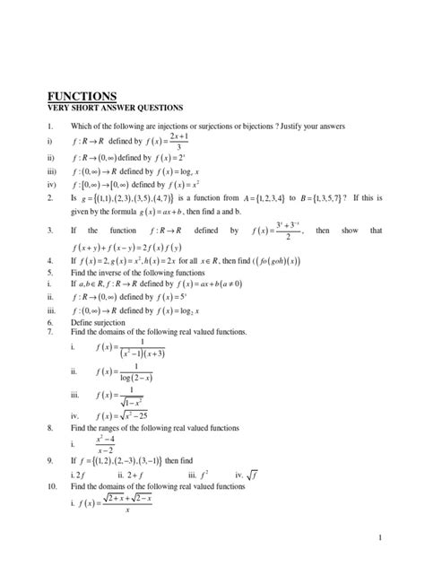maths 1a chapter wise important questions for ipe pdf function
