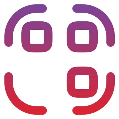 Qr Code Scan Generic Gradient Icon