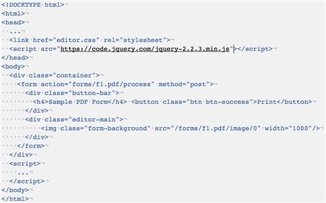 Imitating Pdf Forms In Html Ticesso
