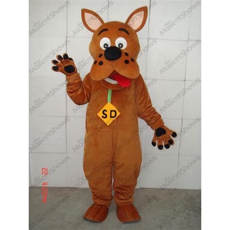 Scooby Doo Mascot Costume Cosplay Halloween Party Fancy Dress Suits