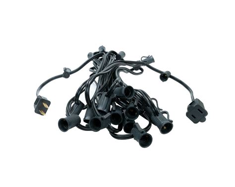 E12 Socket Power Cord Case Of 20 25 5 Preorder Weather Proof Big Star Lights