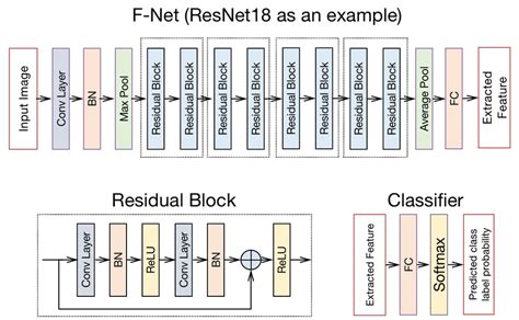 The Designed F Net Architecture Based On ResNet18 BN Represents The Download Scientific