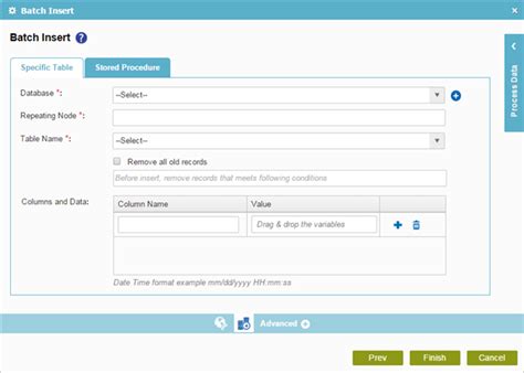 Batch Insert Activity
