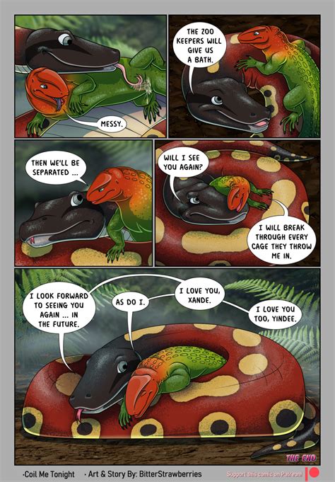 Rule 34 Bitterstrawberries Blood Python Bodily Fluids Comic Cuddling