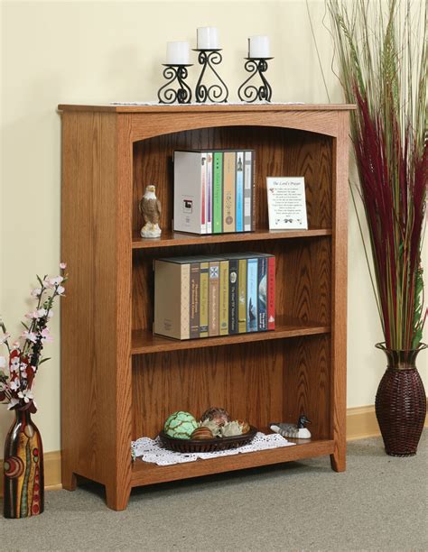Economy 48h Wide Bookcase In Oak With Ocs 102 Stain