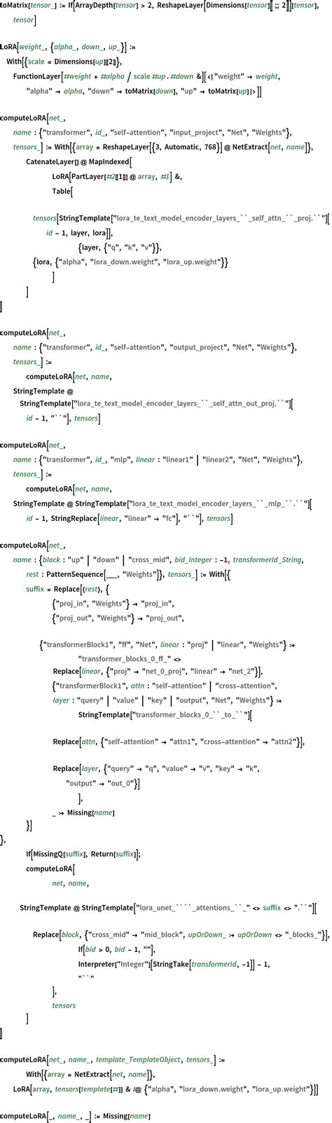 Importsafetensors Wolfram Function Repository