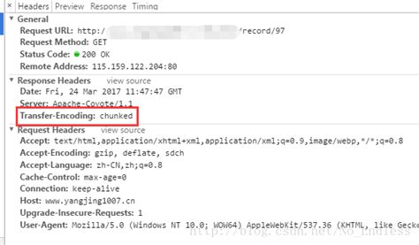 Transfer Encodingchunked 返回数据过长导致中文乱码报文太长中文乱码 Csdn博客