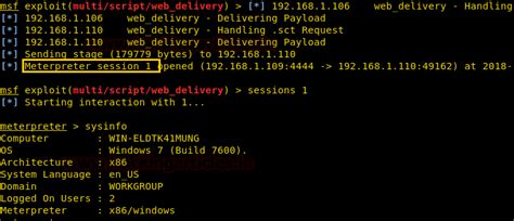 Get Reverse Shell Via Windows One Liner Hacking Articles