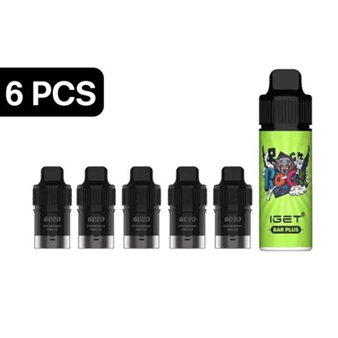 Iget Bar Plus Pods 6000 Puffs Vapepenzone